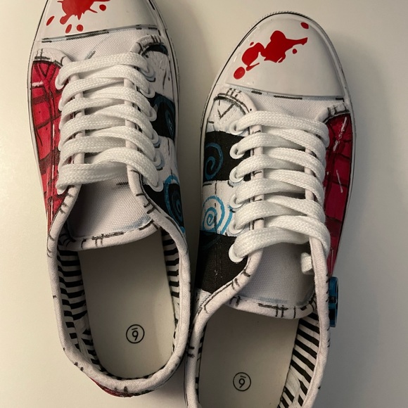 Shoes | Custom Hand Painted Borderlands Mad Moxxi Converse Style ...